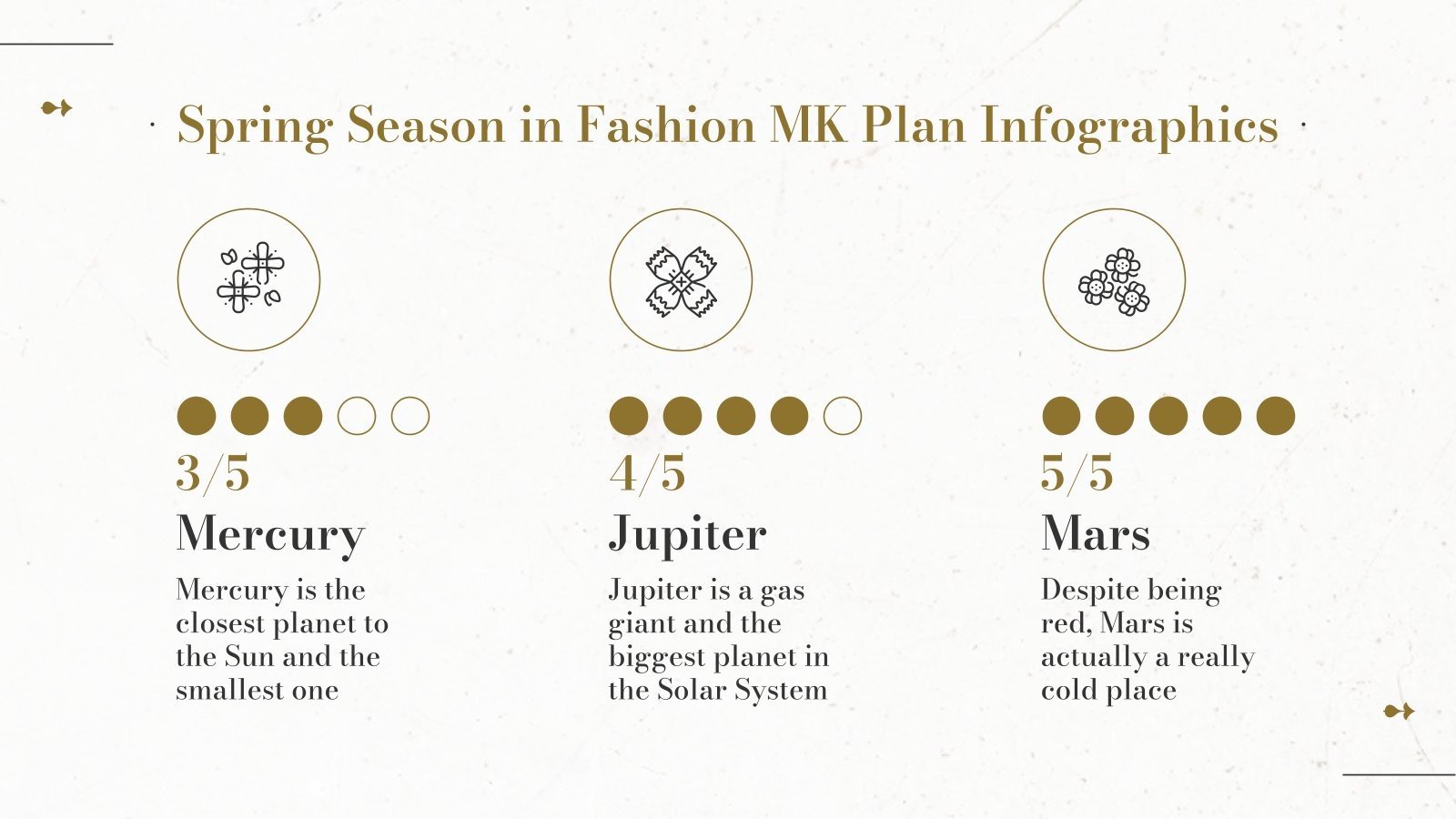 Spring Season in Fashion MK Plan Infographics