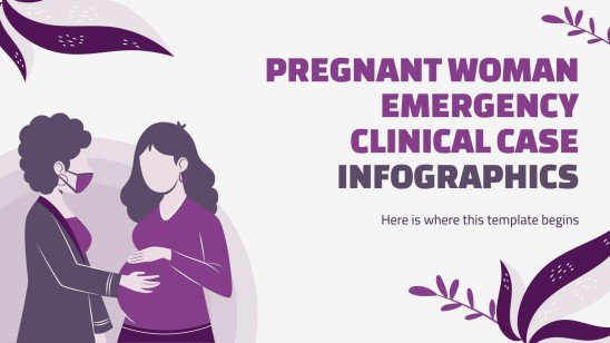 Infographies de cas clinique : urgences pendant la grossesse