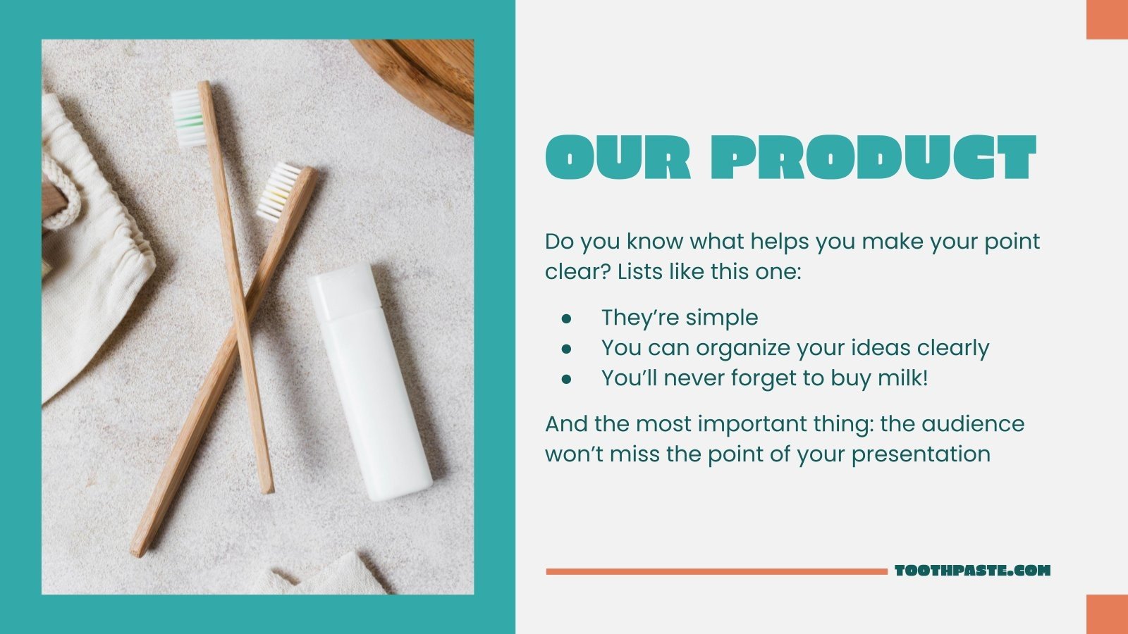 Toothpaste Brand MK Campaign | Google Slides & PowerPoint