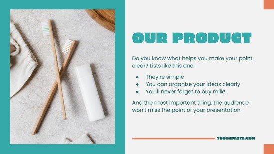 Toothpaste Brand MK Campaign | Google Slides & PowerPoint