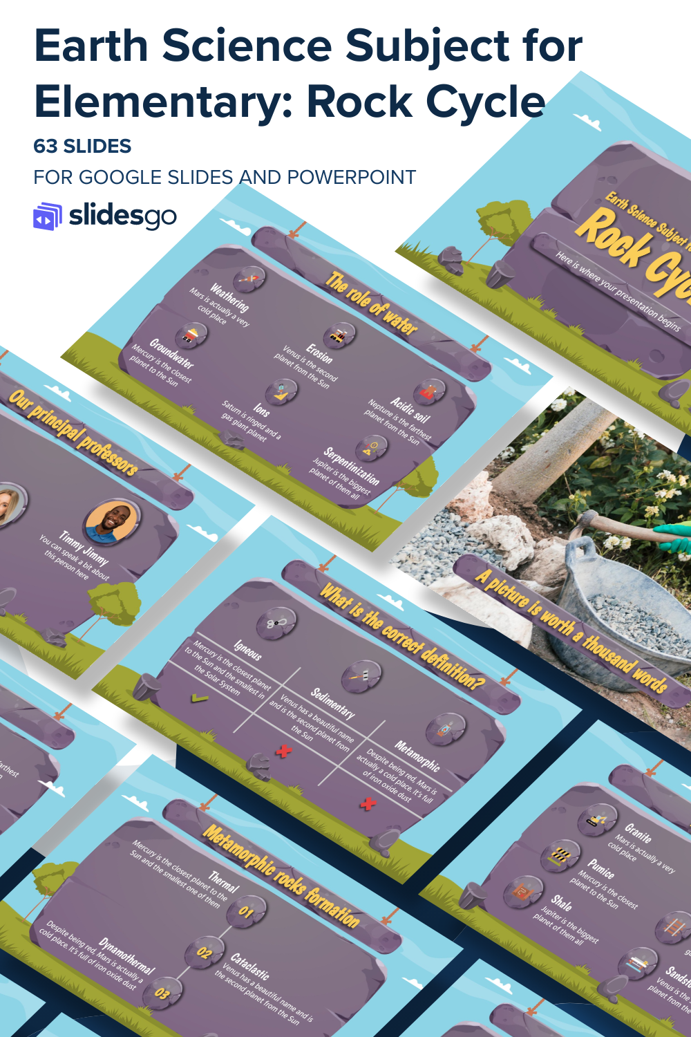 Science for Elementary: Rock Cycle | Google Slides & PPT