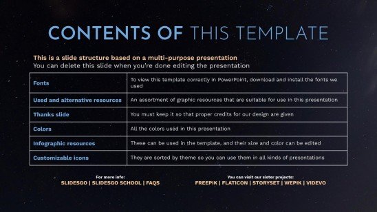 Night Sky Slideshow | Google Slides & PowerPoint template