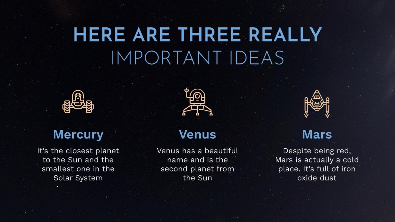 Night Sky Slideshow | Google Slides & PowerPoint template