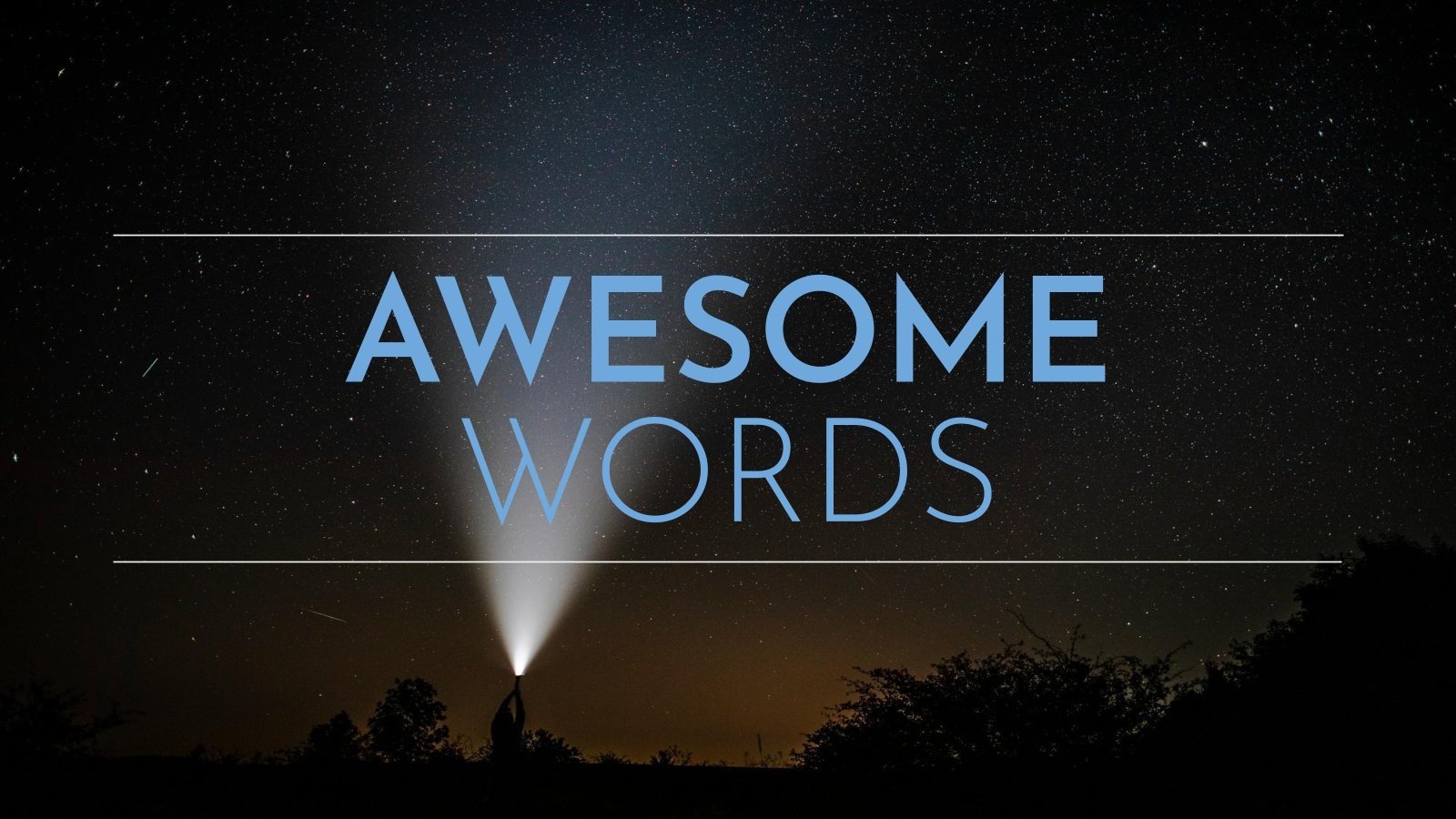 Night Sky Slideshow | Google Slides & PowerPoint template