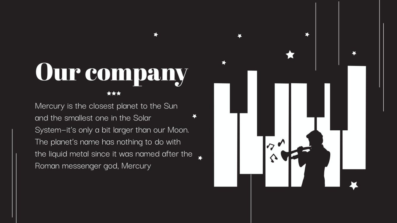 Jazz Concert MK Plan | Google Slides and PowerPoint