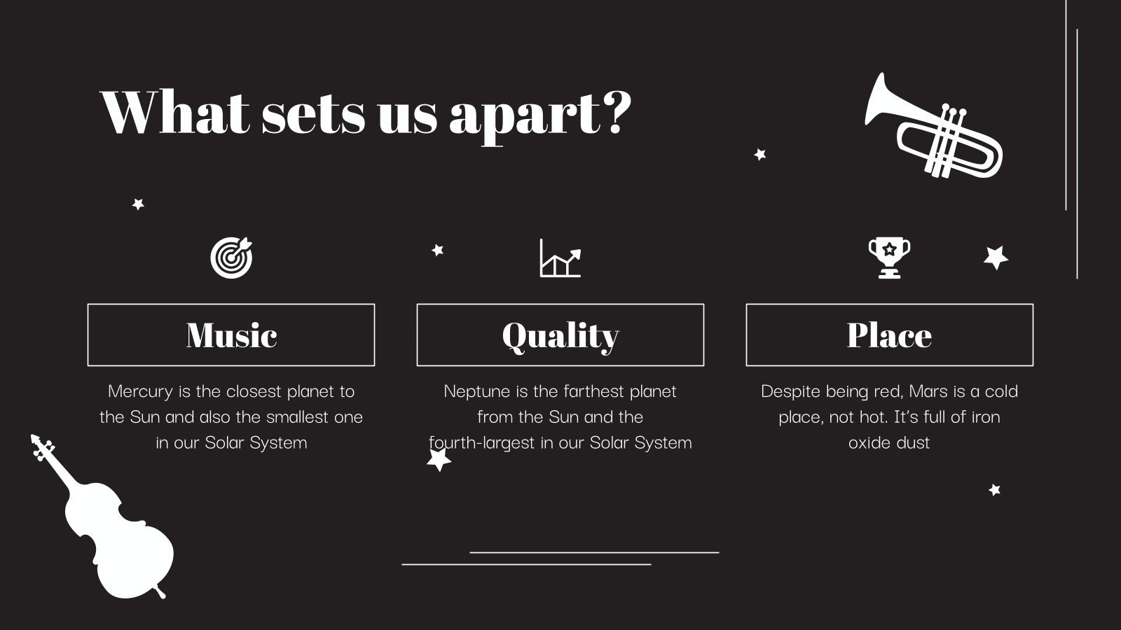 Jazz Concert MK Plan | Google Slides and PowerPoint