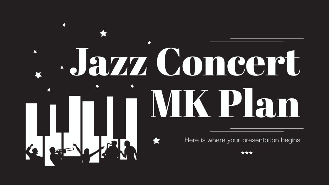 Free Jazz-related Google Slides and PowerPoint Templates