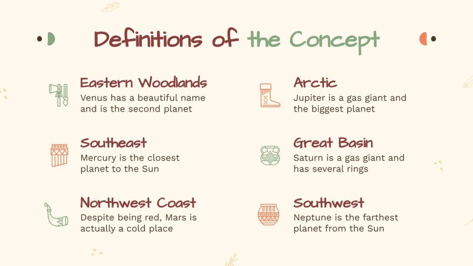 Native American Lesson Google Slides & PowerPoint template