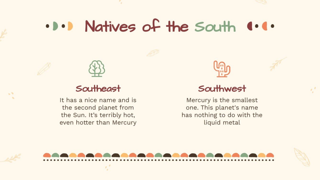 Native American Lesson Google Slides & PowerPoint template