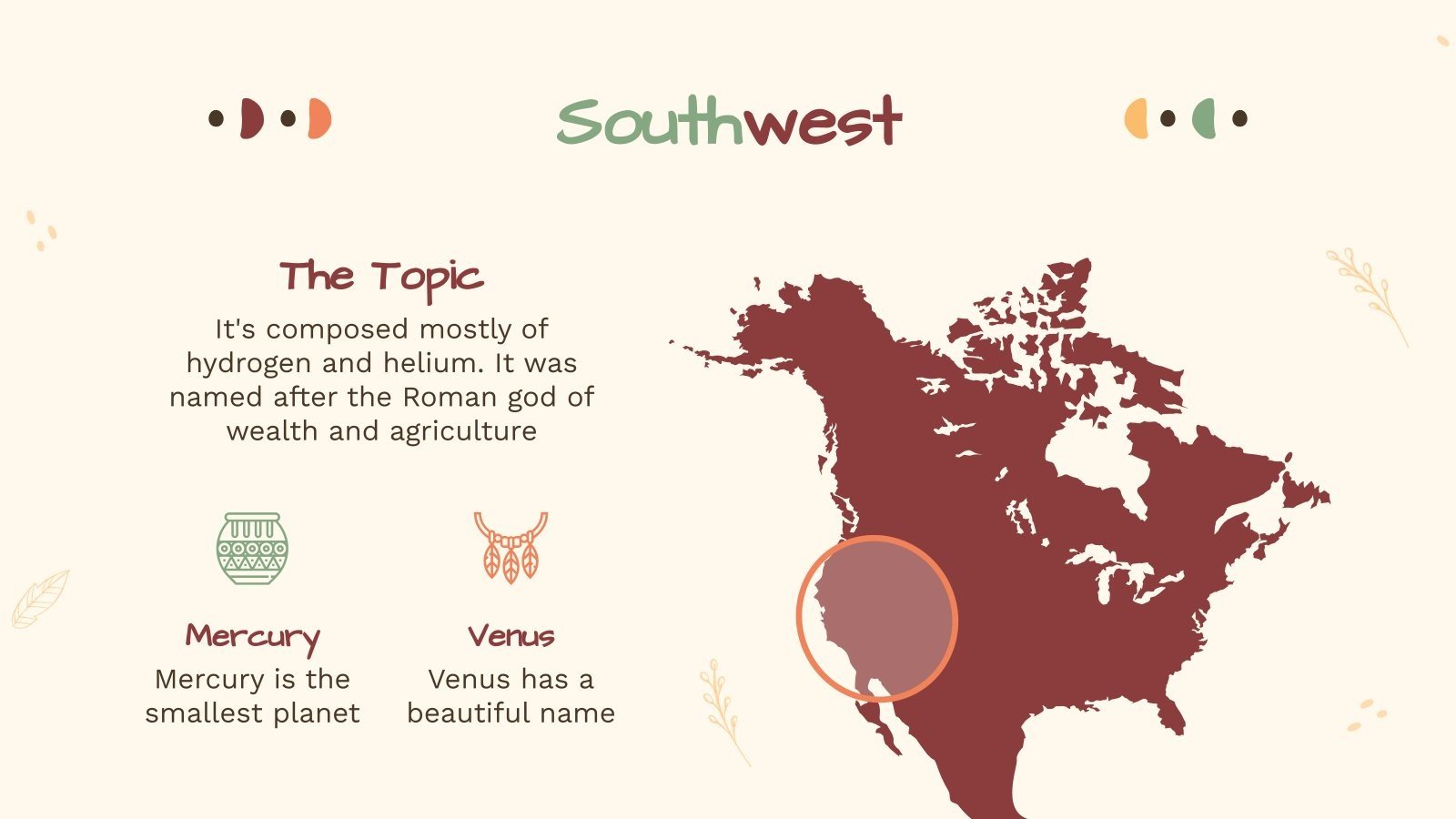 Native American Lesson Google Slides & PowerPoint template