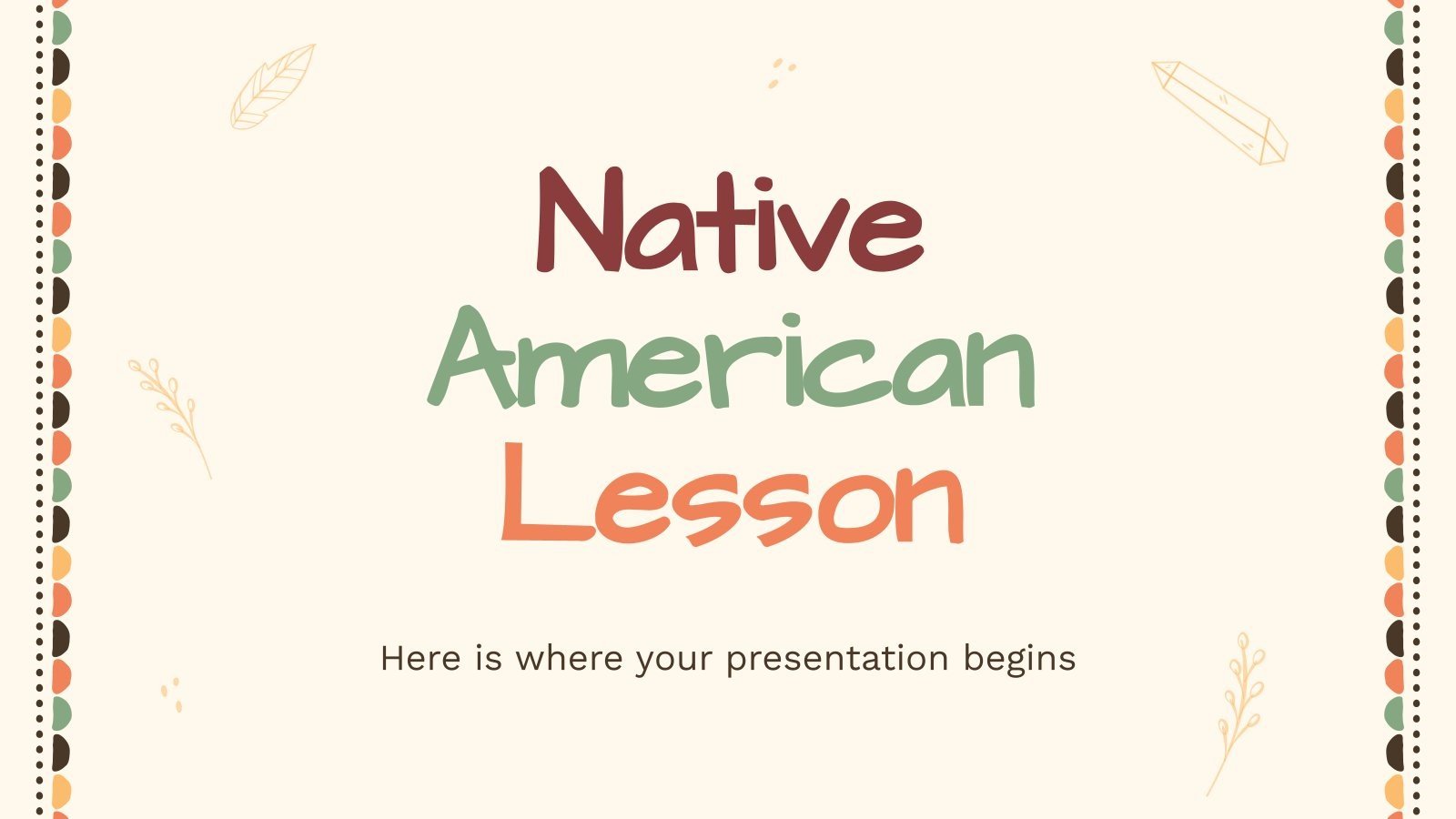Free Google Slides & PPT templates about indigenous people