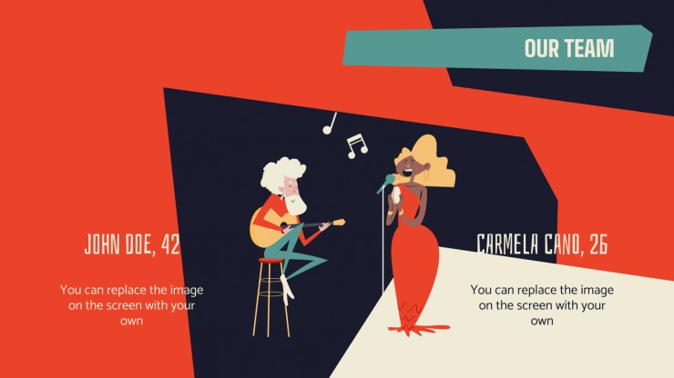 Jazz Festival Marketing Campaign Google Slides & PPT Template