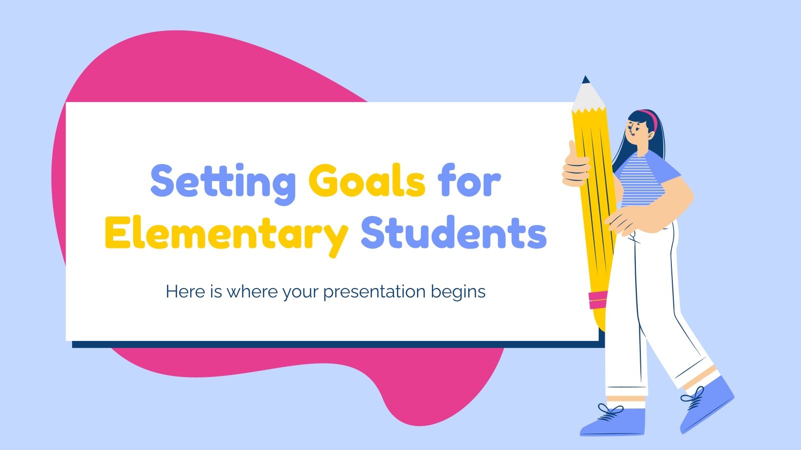 Free templates about Goals for Google Slides & PowerPoint