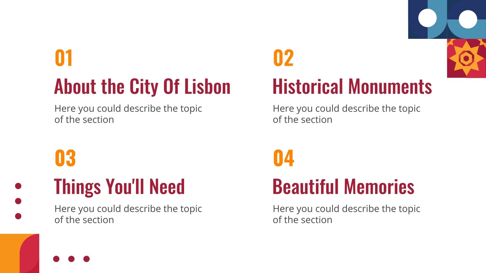 Lisbon Travel Guide | Google Slides & PowerPoint template