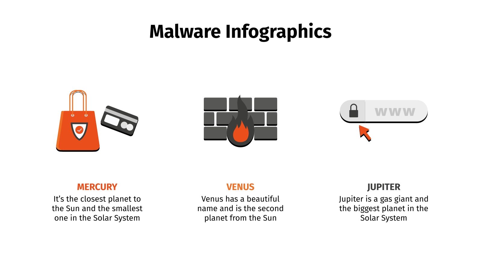 Malware Infographics for Google Slides & PowerPoint template