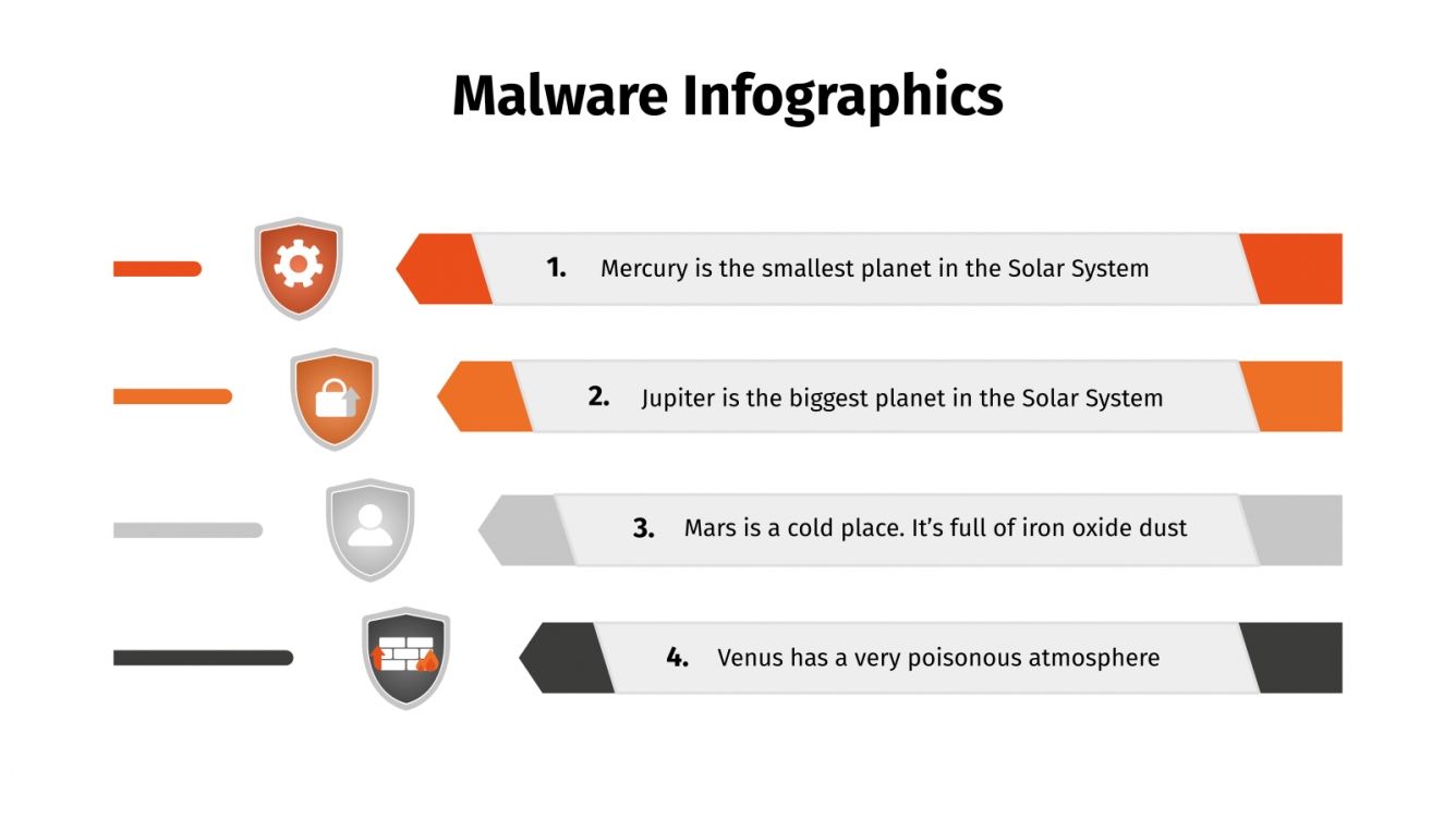 Malware Infographics for Google Slides & PowerPoint template
