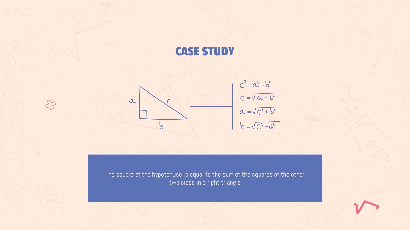 Cours de mathématiques | Modèle Google Slides et Powerpoint