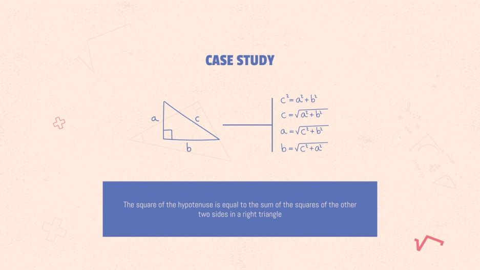 Cours de mathématiques | Modèle Google Slides et Powerpoint