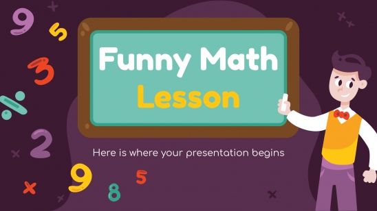 Math Lesson Google Slides theme & PowerPoint template