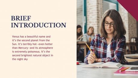 Elegant Style University Lesson | Google Slides & PPT template