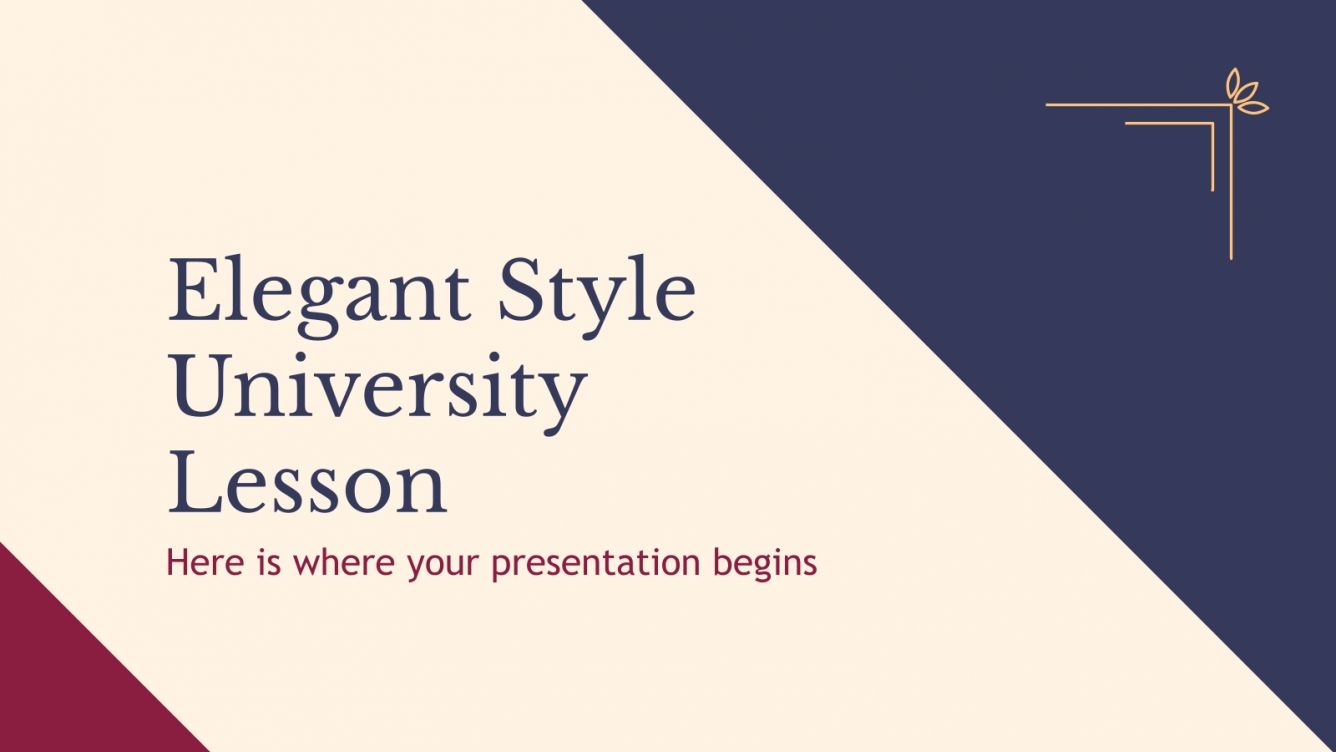 Free Elegant Google Slide themes and PowerPoint templates