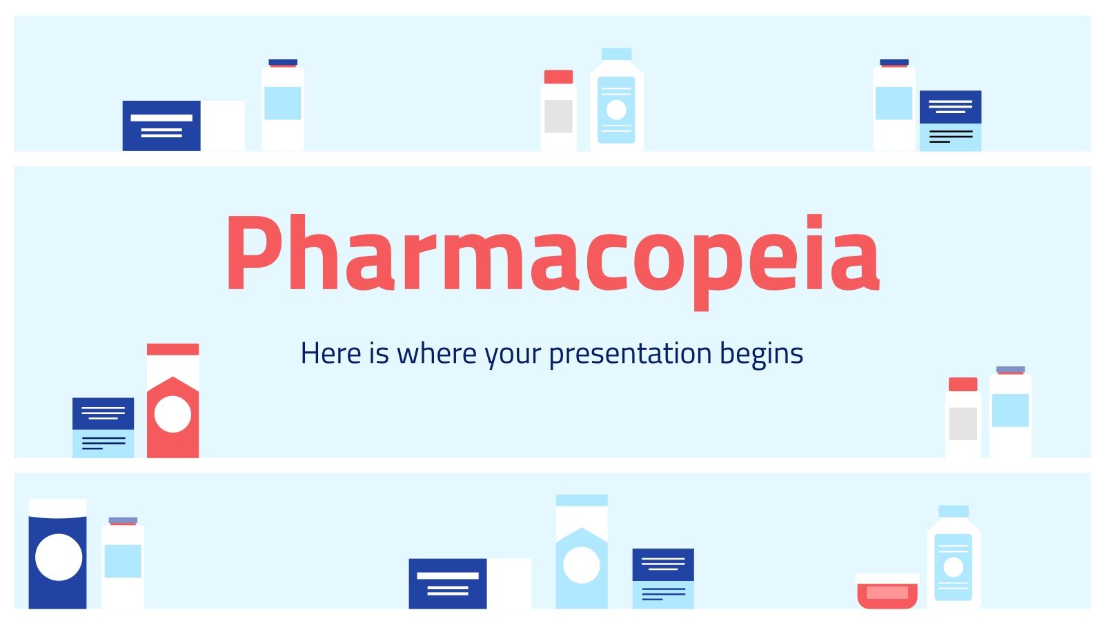 Free Pharmacy-themed templates for Google Slides and PPT