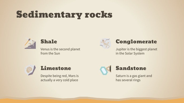 Igneous, Sedimentary & Metamorphic Rocks Class