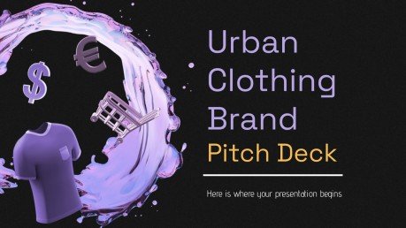 Urban Clothing Brand Pitch Deck | Google Slides & PowerPoint