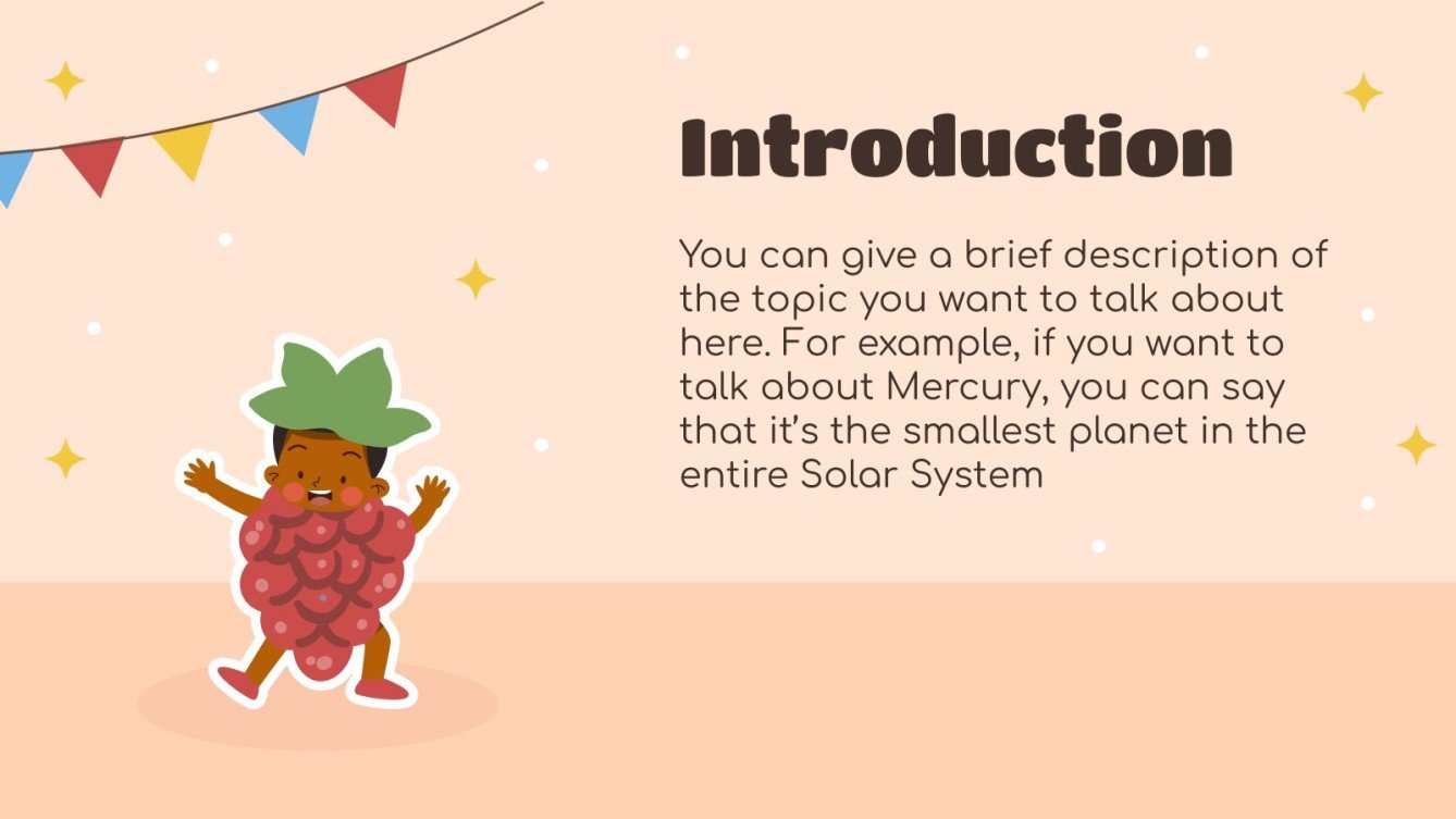 Kindergarten Graduation Costumes Party | Google Slides & PPT