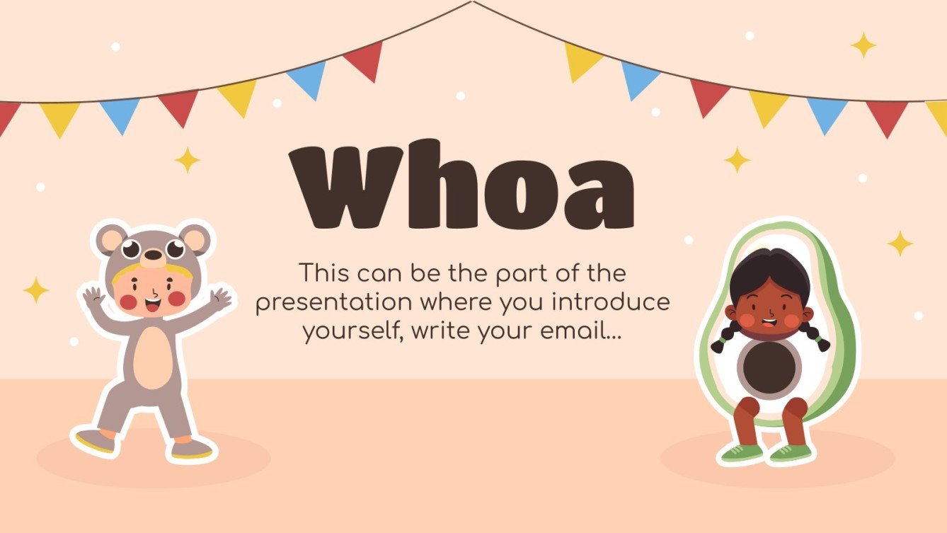 Kindergarten Graduation Costumes Party | Google Slides & PPT