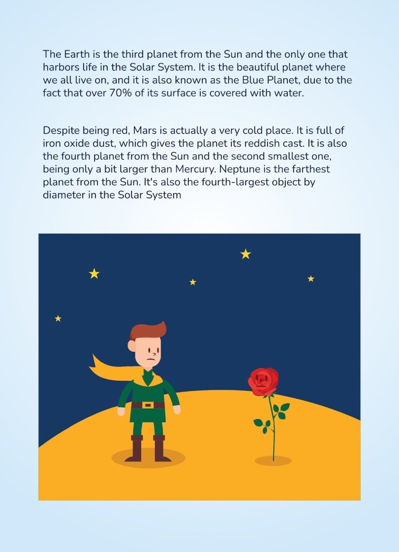 The Small Prince Storybook | Google Slides & PowerPoint