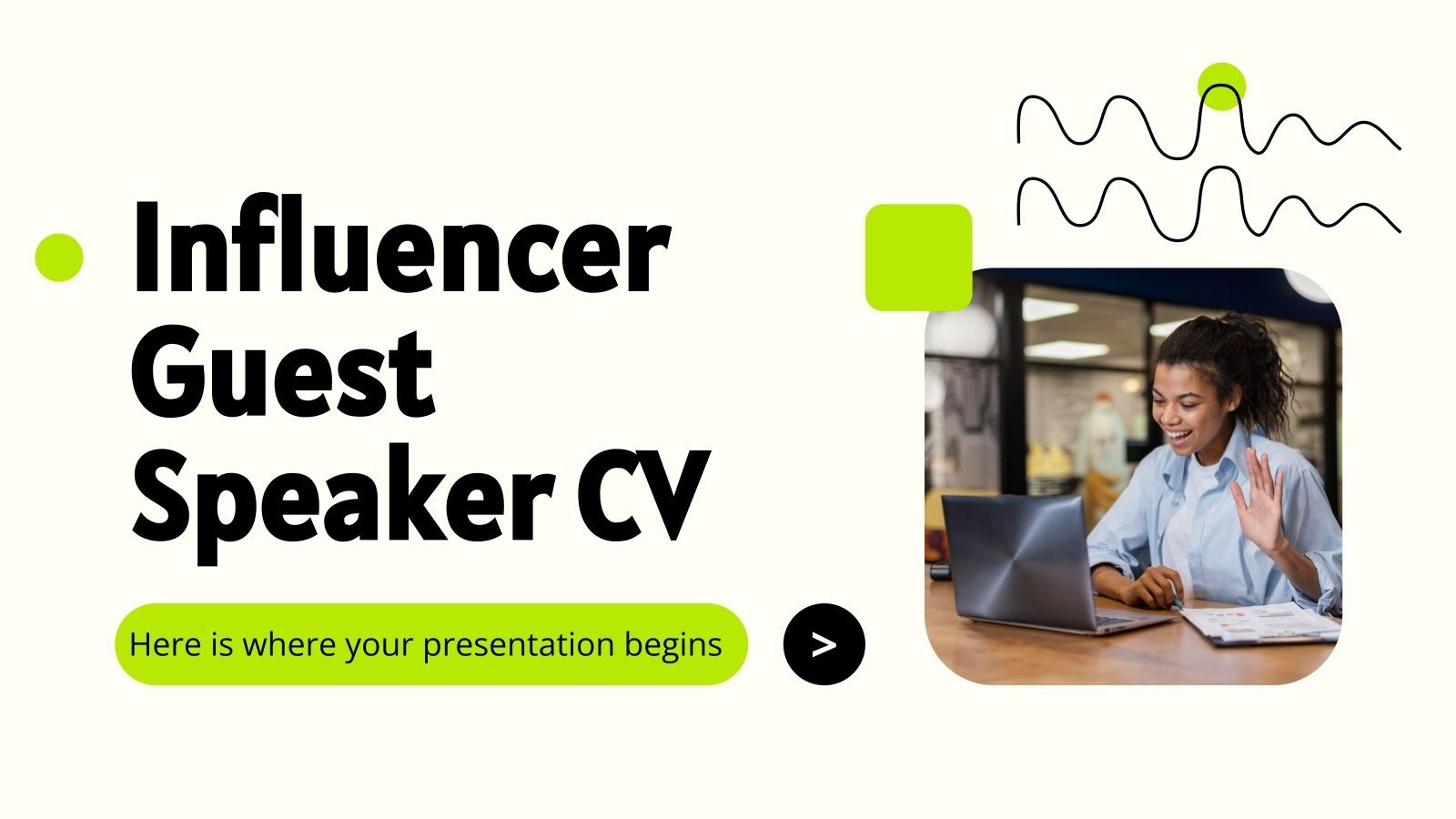 Guest Speaker CV | Google Slides & PowerPoint template