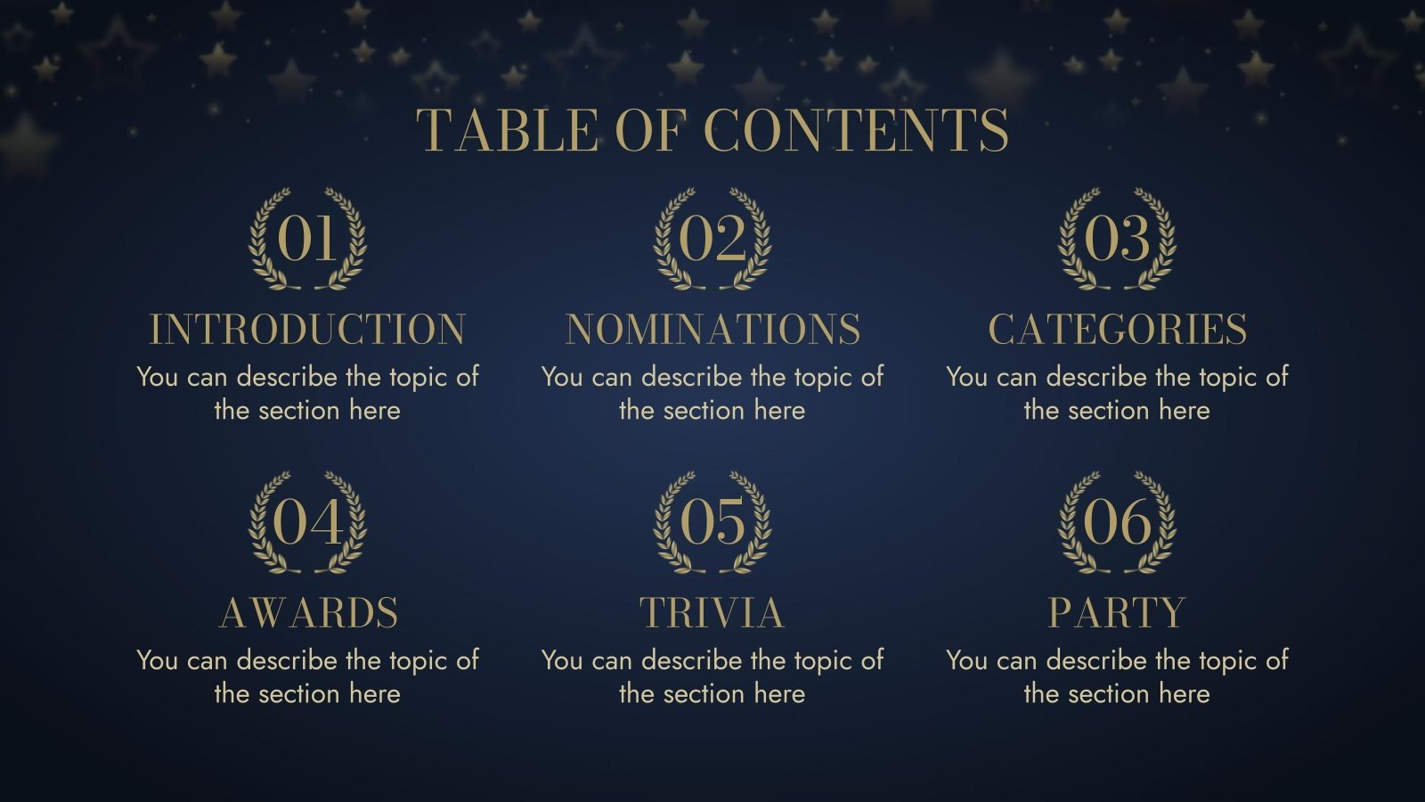 Awards Ceremony of Film School | Google Slides & PowerPoint