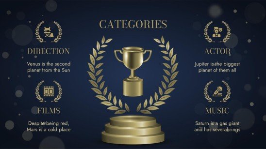 Awards Ceremony of Film School | Google Slides & PowerPoint