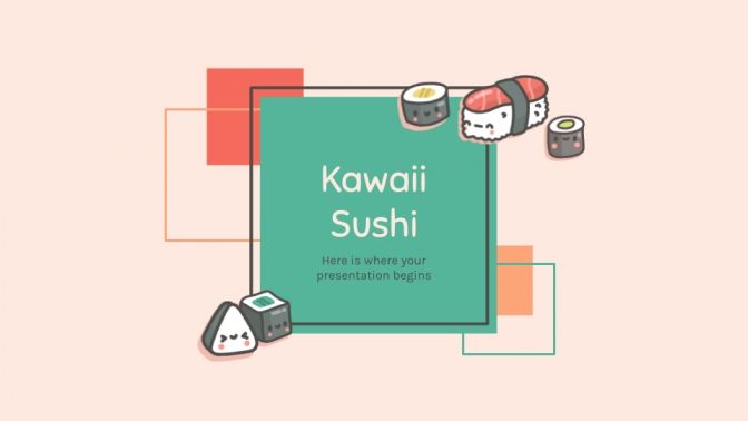 Free Sushi Google Slides themes and PowerPoint templates