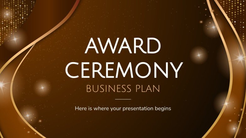 Templates for Google Slides and PPT for an Award Ceremony