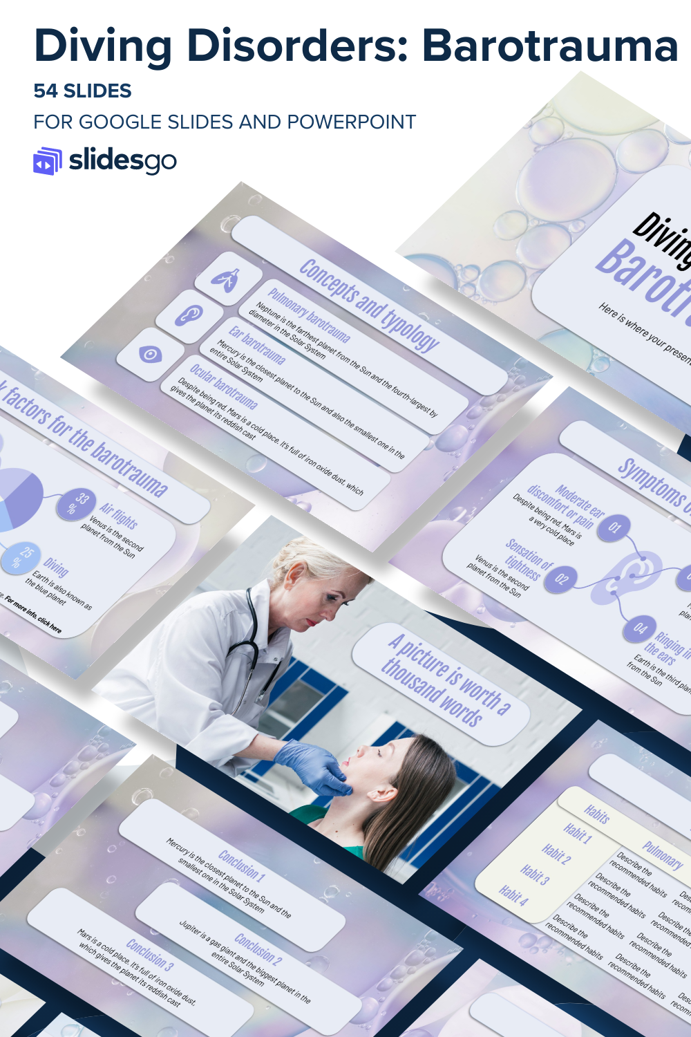 Diving Disorders: Barotrauma | Google Slides & PowerPoint