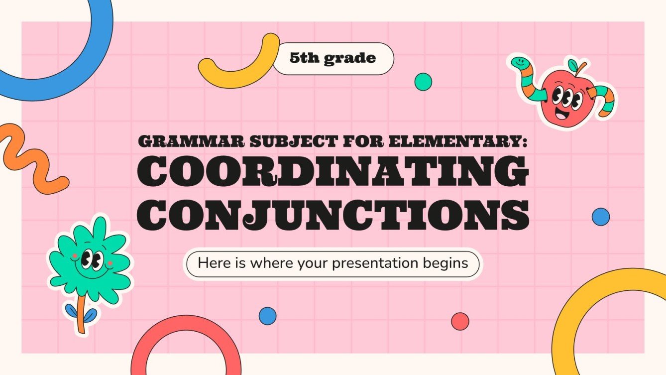 5th Grade: Coordinating Conjunctions | Google Slides & PPT