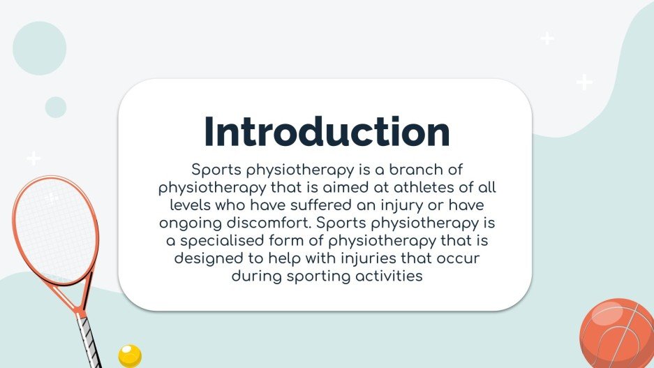 Sports Physiotherapy Clinic | Google Slides and PowerPoint
