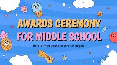 Templates for Google Slides and PPT for an Award Ceremony