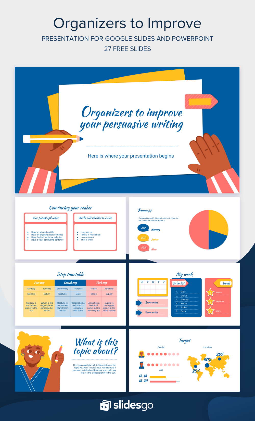Organizers to Improve Your Persuasive Writing | Google Slides