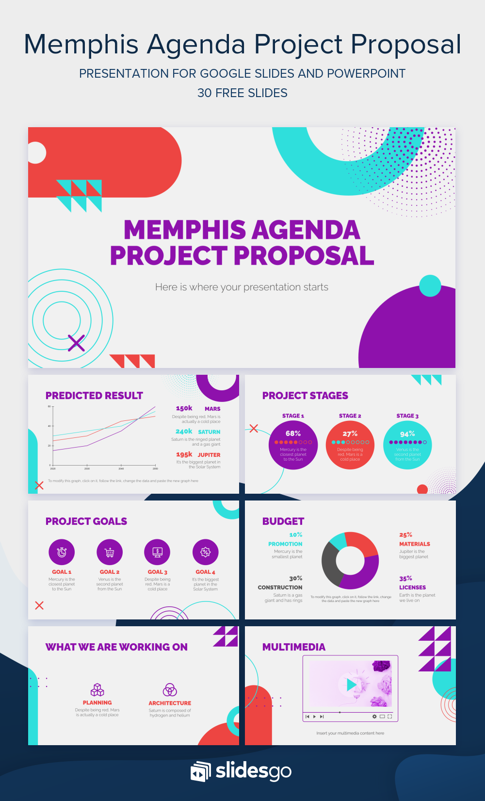 Memphis Agenda Project Proposal Google Slides & PowerPoint