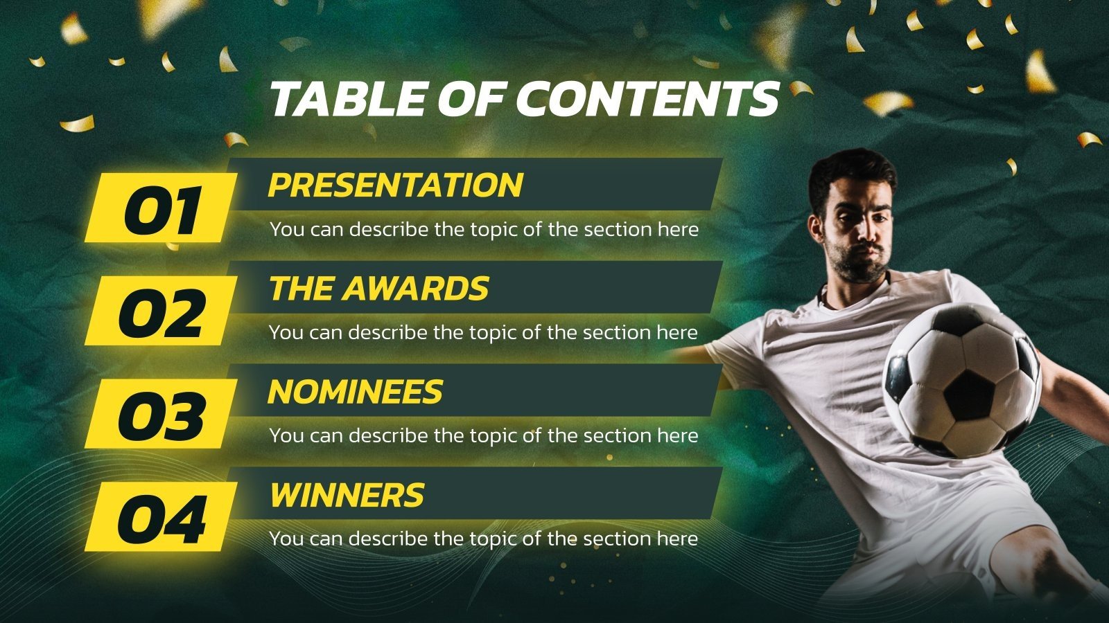 Soccer Awards Ceremony | Google Slides & PowerPoint