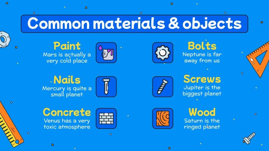Construction Projects and Activities | Google Slides & PPT