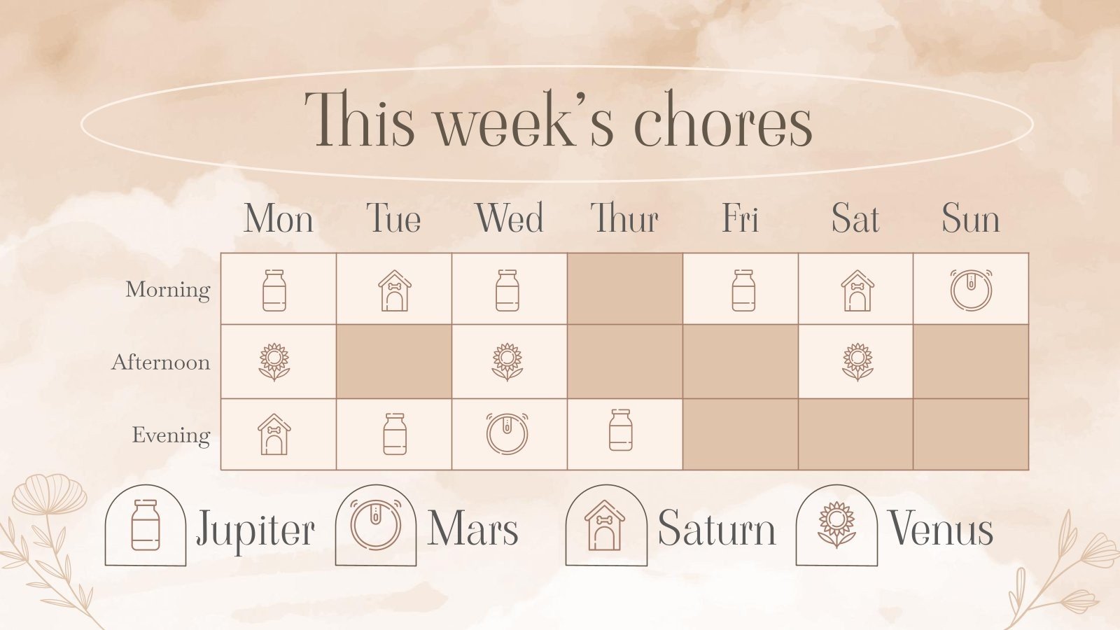Upcoming Events Monthly Planner | Google Slides & PowerPoint