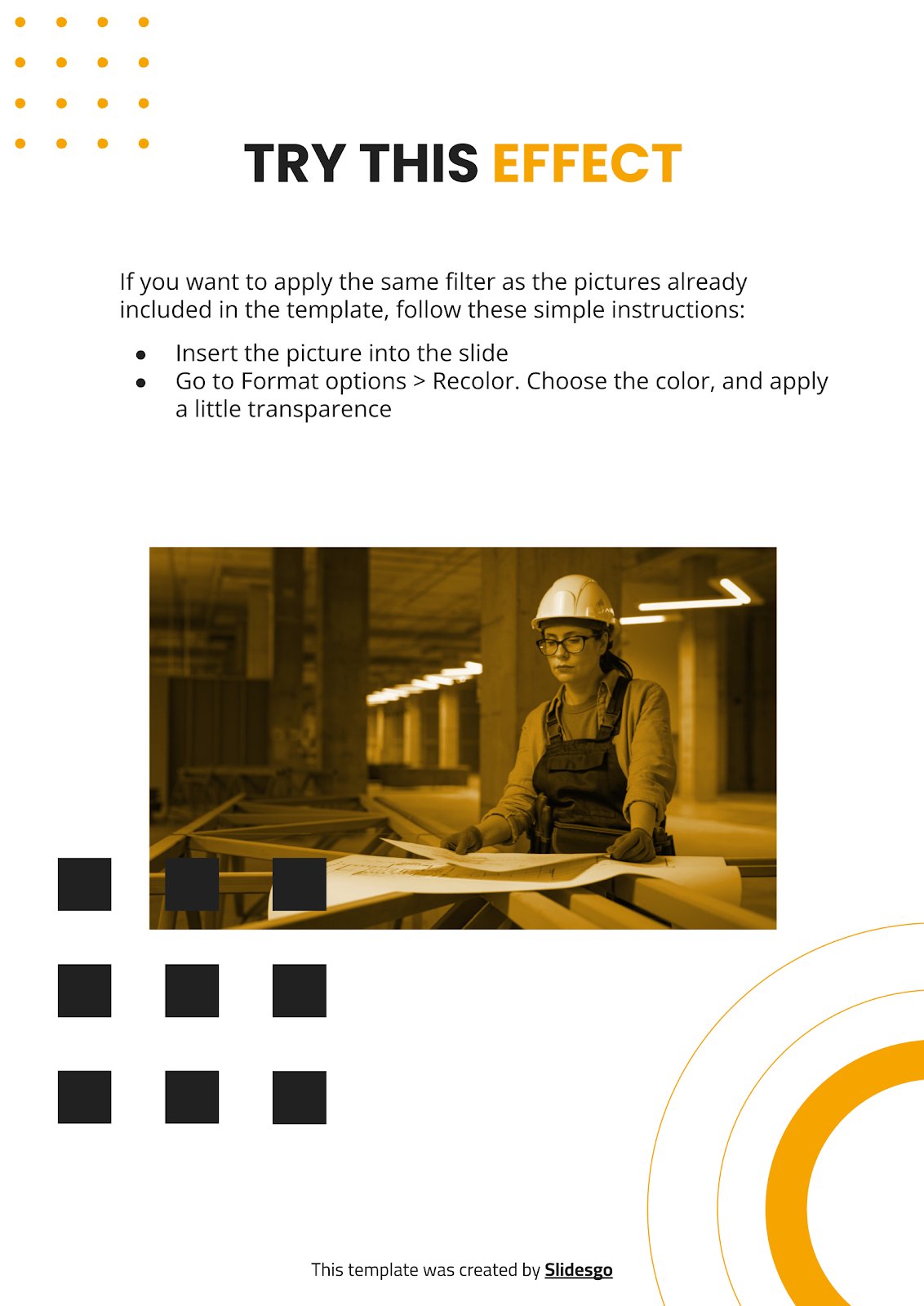 Construction Worker CV | Google Slides and PowerPoint