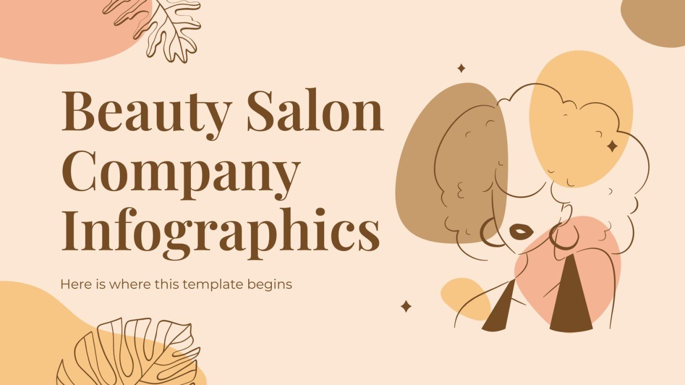 Beauty Salon Company Infographics | Google Slides & PPT