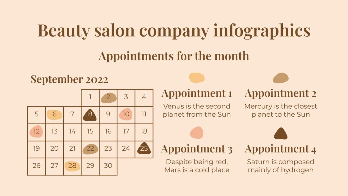 Beauty Salon Company Infographics | Google Slides & PPT
