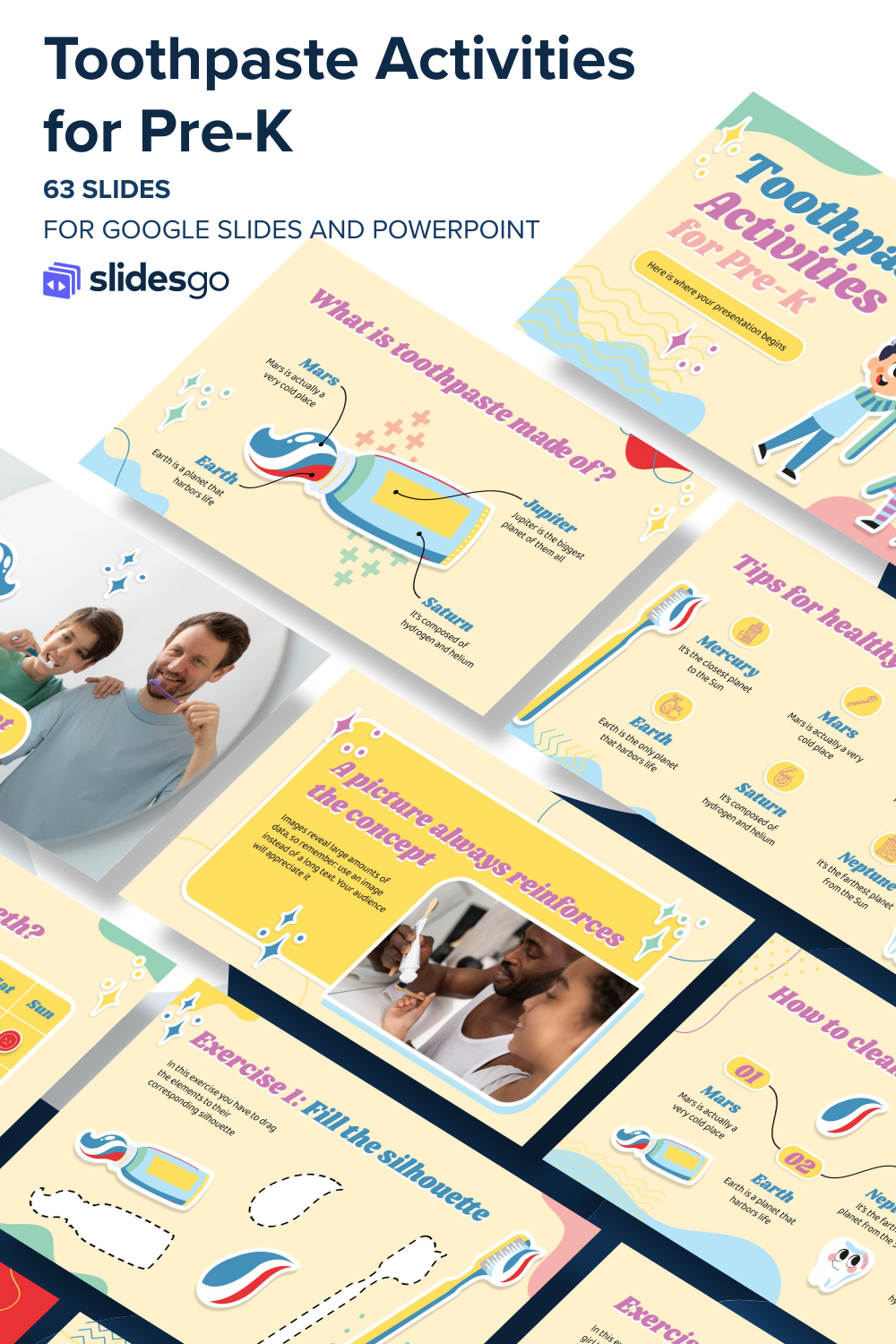 Toothpaste Activities for Pre-K | Google Slides & PowerPoint