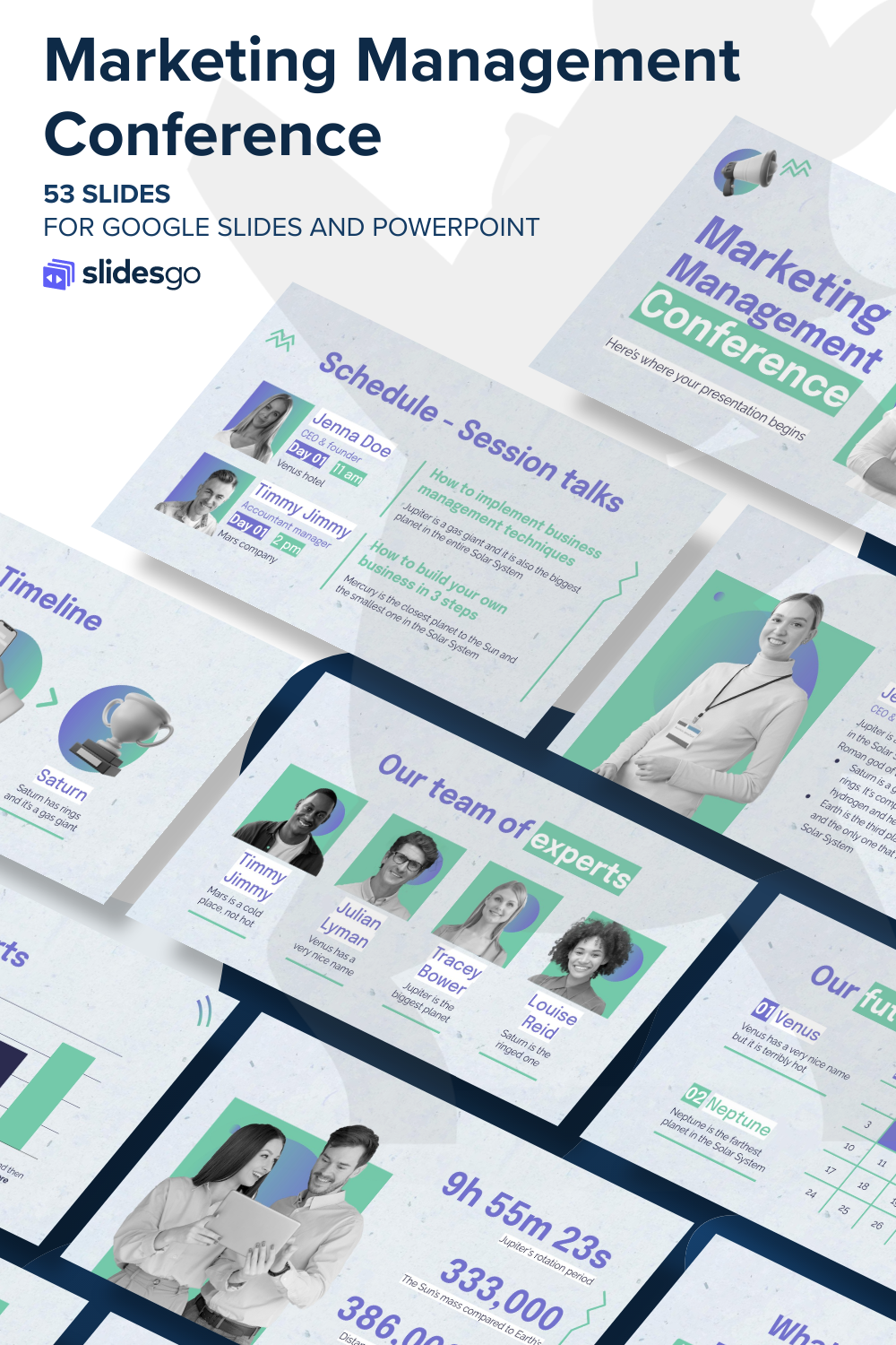 Marketing Management Conference | Google Slides and PPT